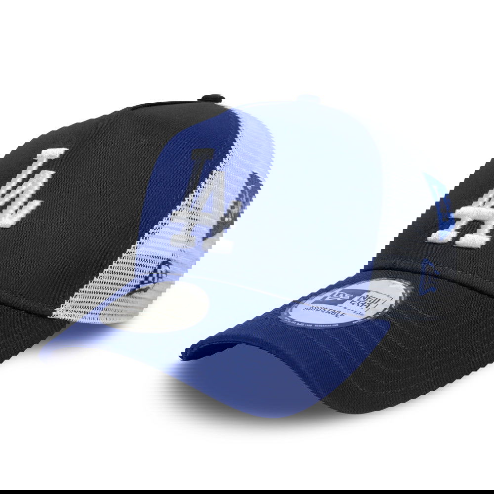 New Era MLB Los Angeles Dodgers Multi Patch Trucker Blue Cap ...