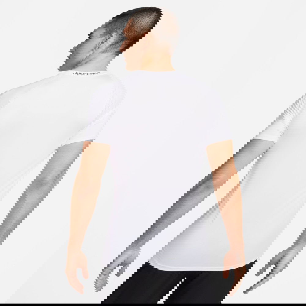 Nike Pro white Compression T-shirt - Basket4Ballers