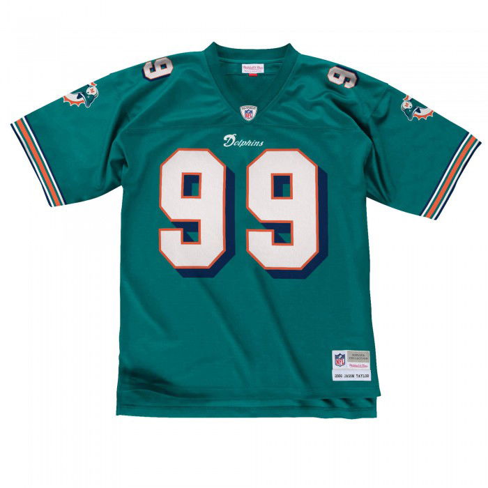 Maillot NFL Jason Taylor Miami Dolphins 2006 Mitchell&Ness Legacy ... Maillot NFL Jason Taylor Miami Dolphins 2006 Mitchell&Ness Legacy ...